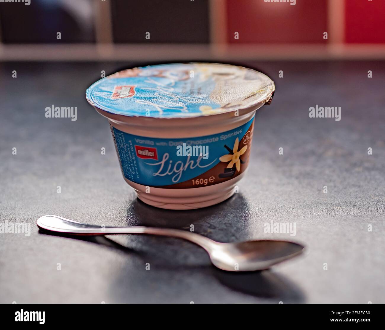 Muller light yogurt hi-res stock photography and images - Alamy
