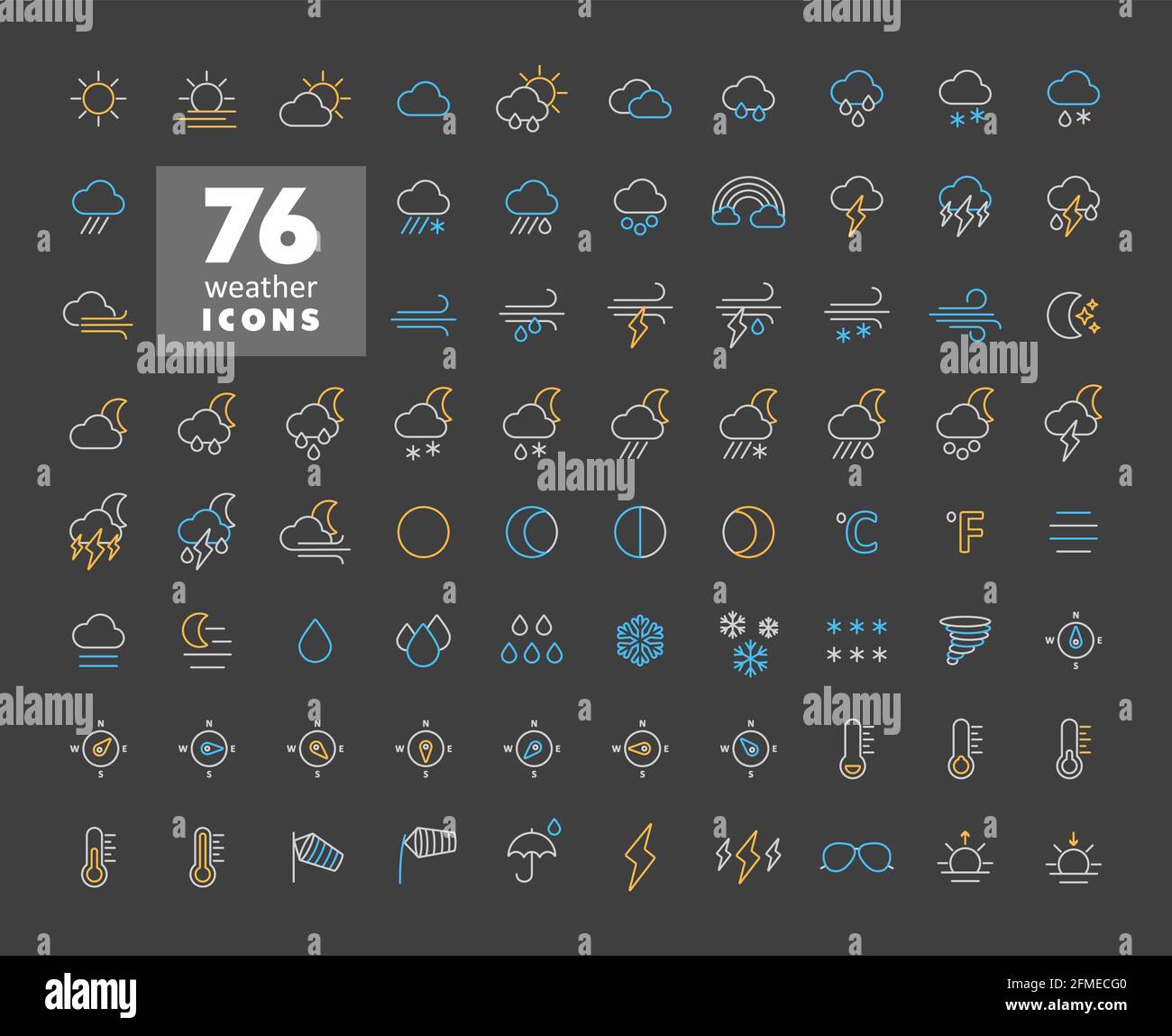 Dark raincloud Stock Vector Images - Alamy