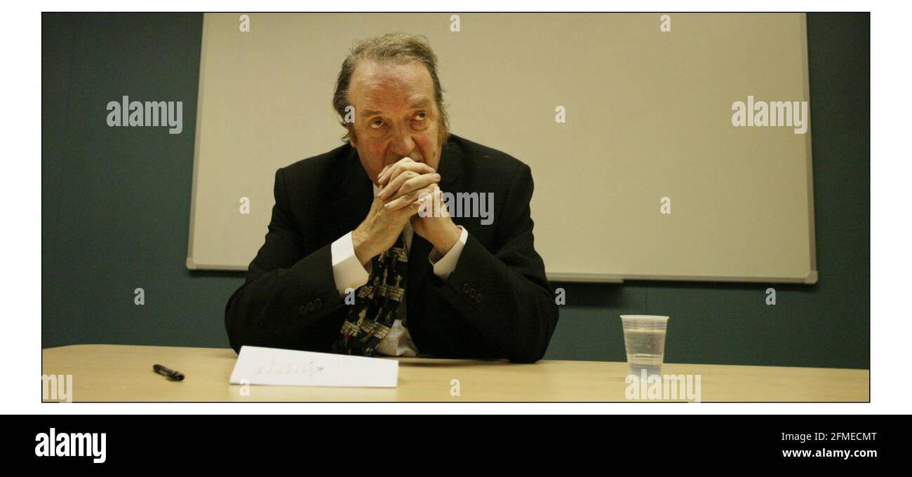 Prof Tim Brighouse, Schools Advisor to the Gov.pic David Sandison 4/12 ...