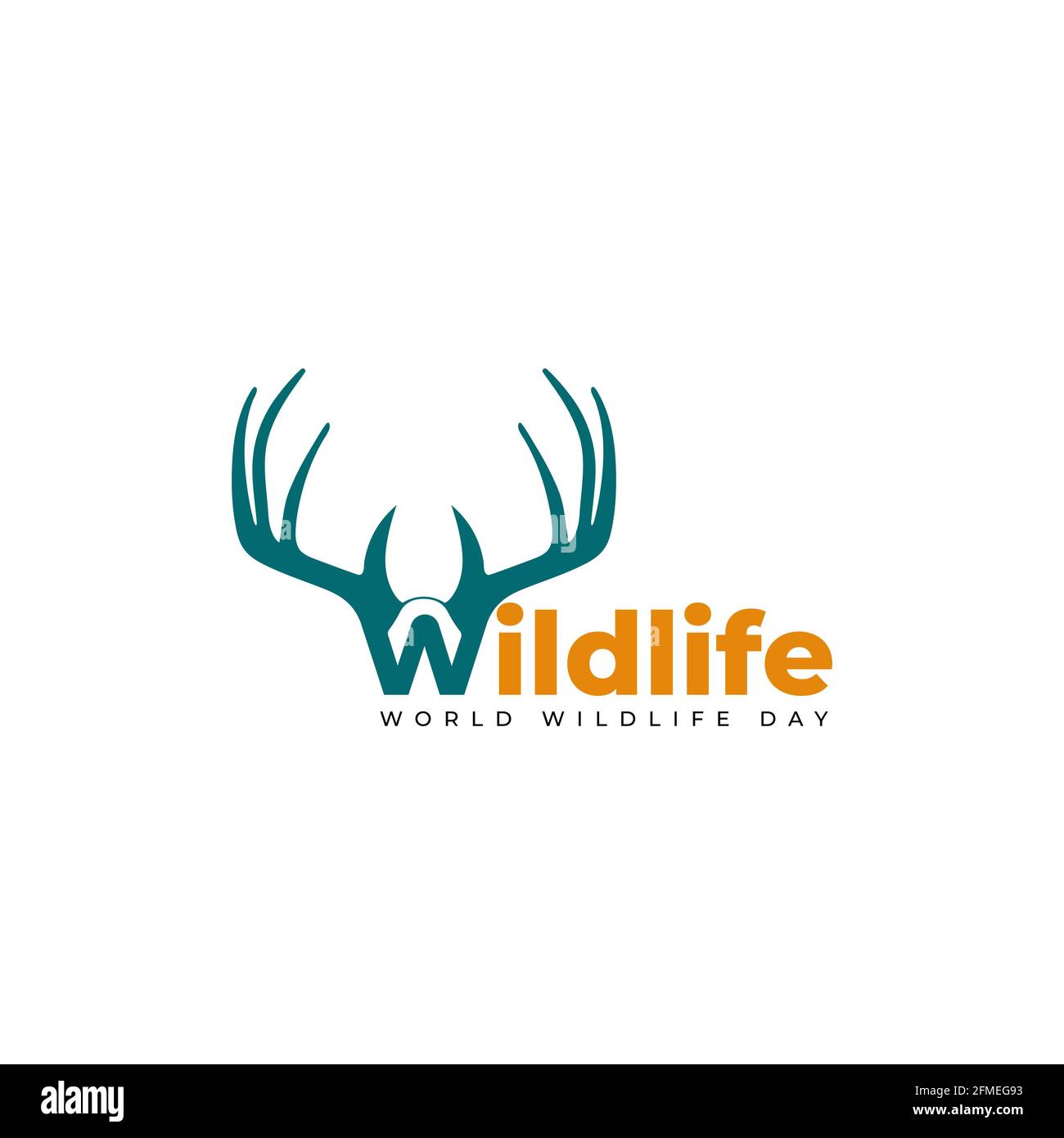 Deer typography hi-res stock photography and images - Alamy