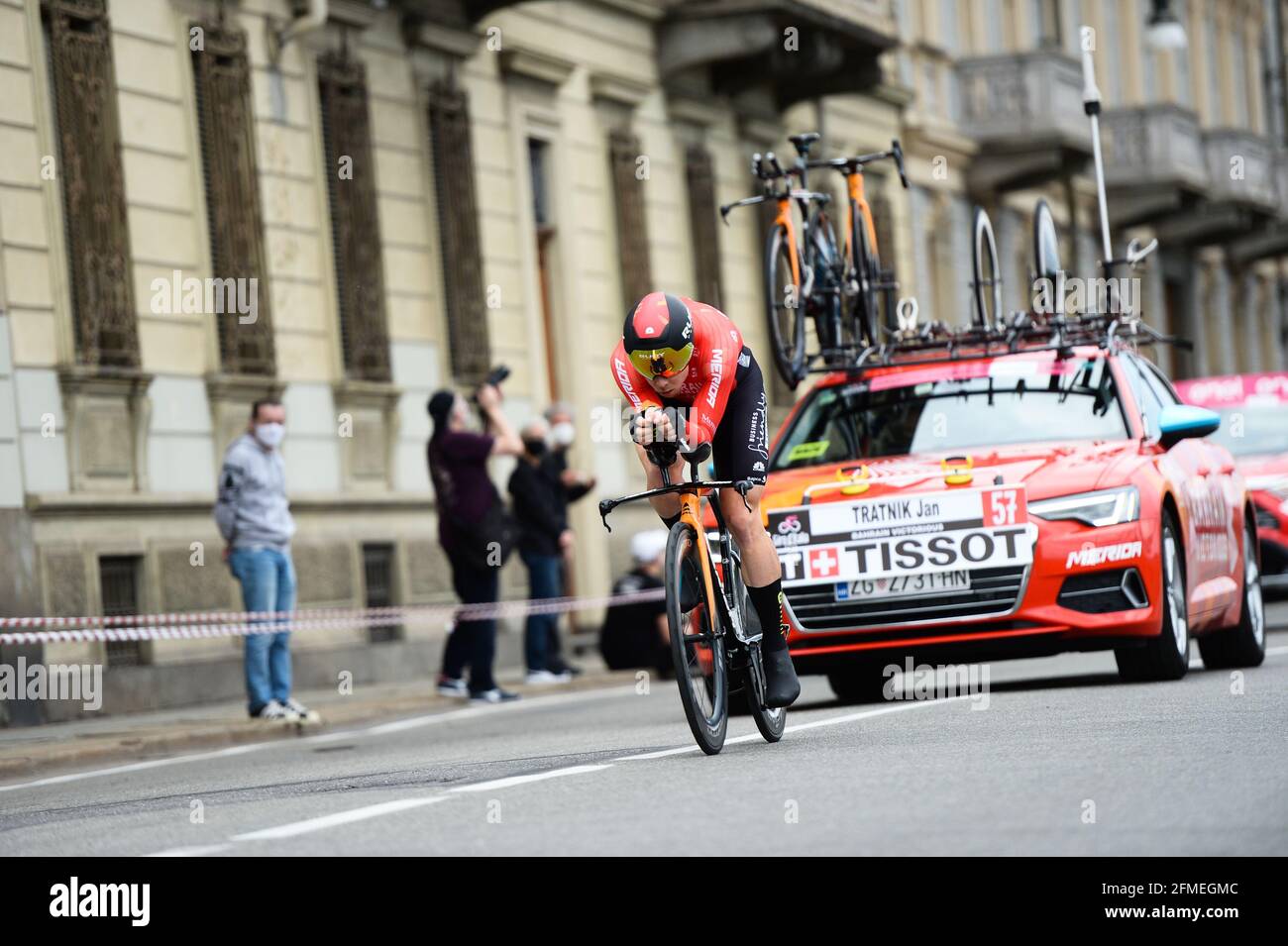 Jan Tratnik of Bahrain Victorious during the 104th Giro d'Italia 2021 ...