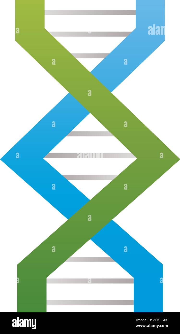 green and blue dna molecule Stock Vector Image & Art - Alamy