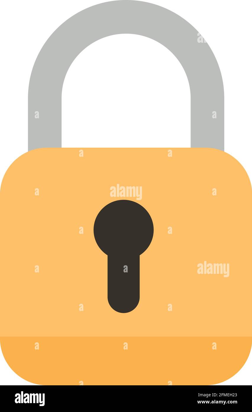 safe secure padlock isolated icon Stock Vector Image & Art - Alamy