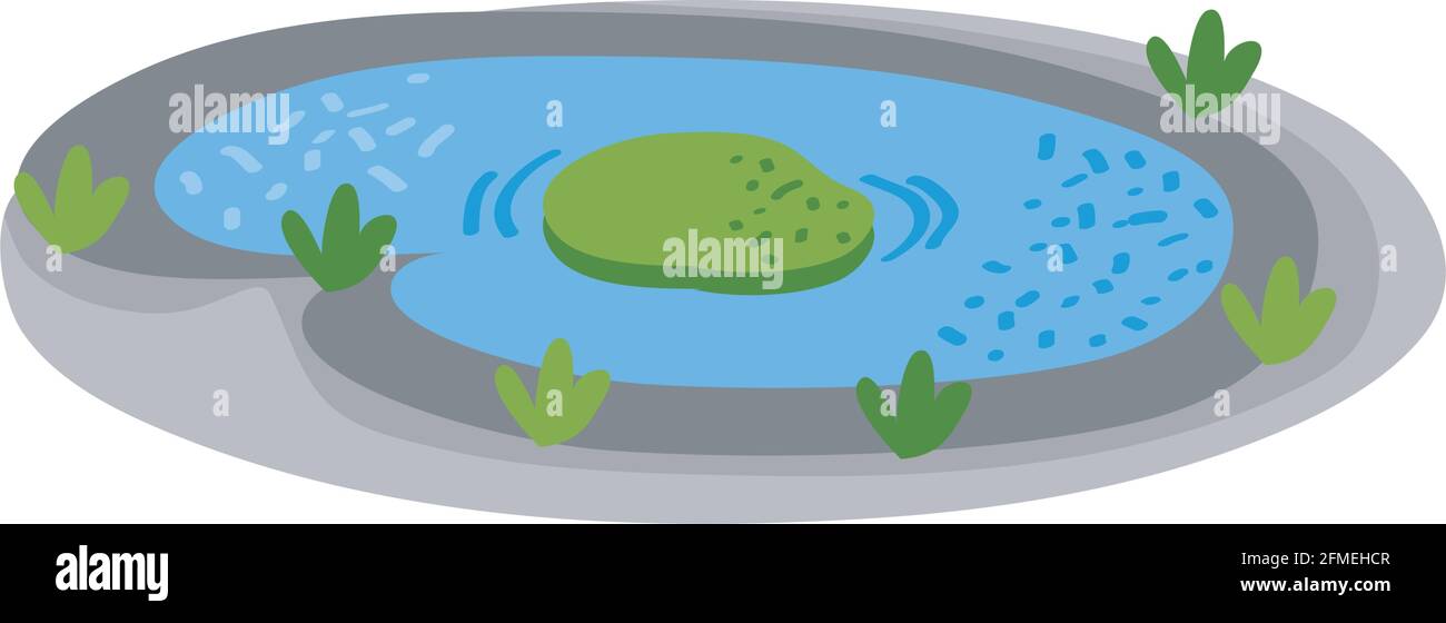 cute little pond comic character Stock Vector Image & Art - Alamy