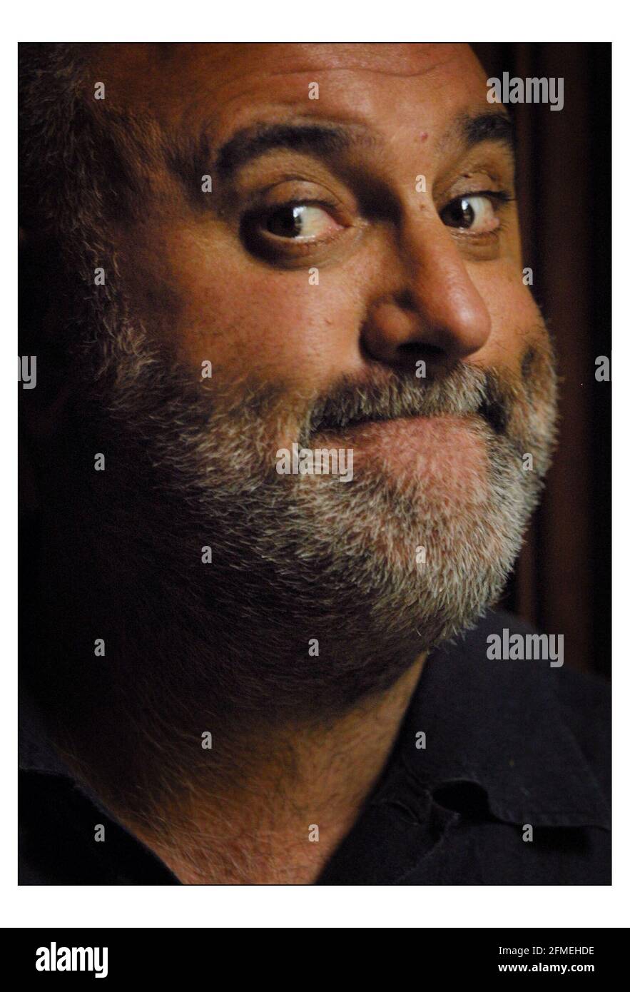 Alexei Sayle in the Russel Hoyel in London.pic David Sandison 26/8/2003 ...