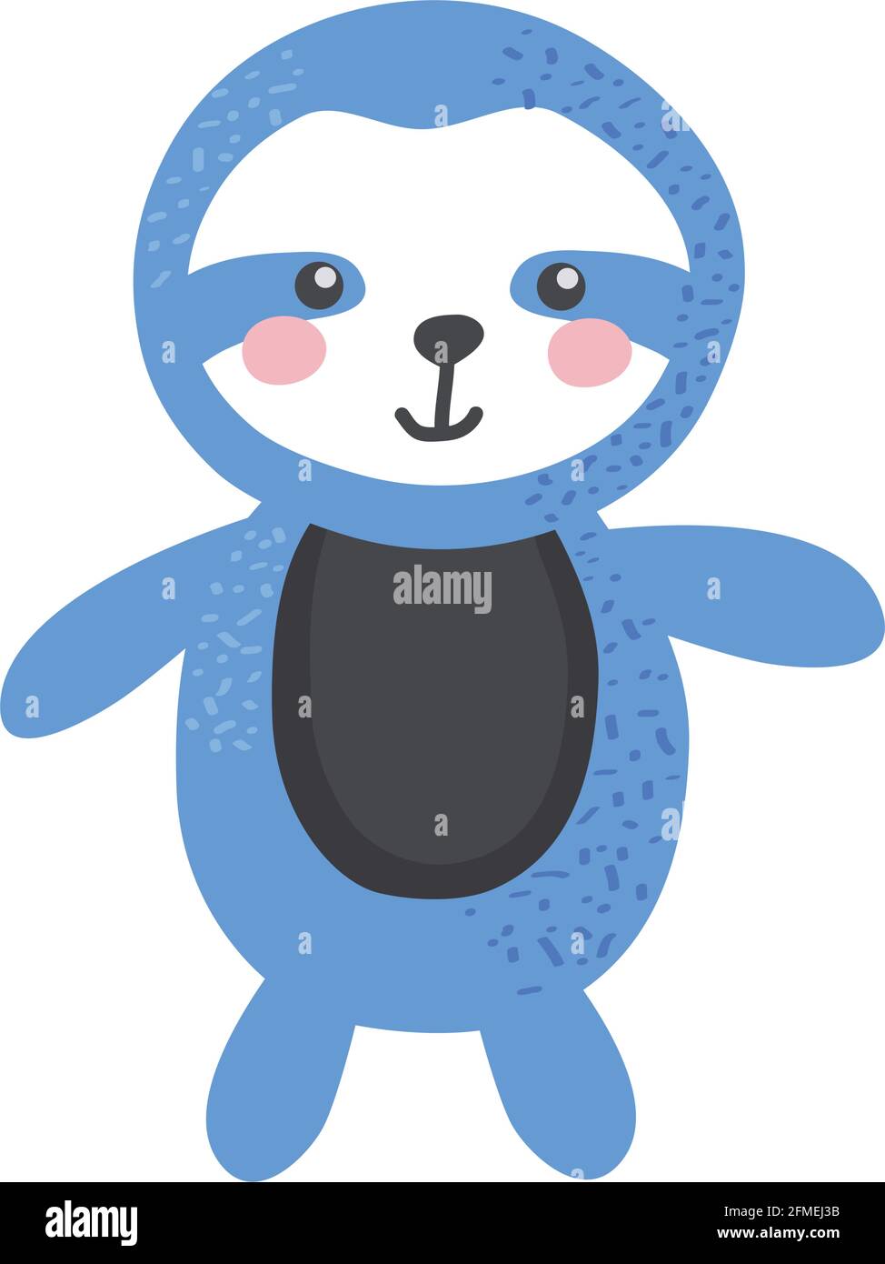 cute little sloth comic character Stock Vector Image & Art - Alamy