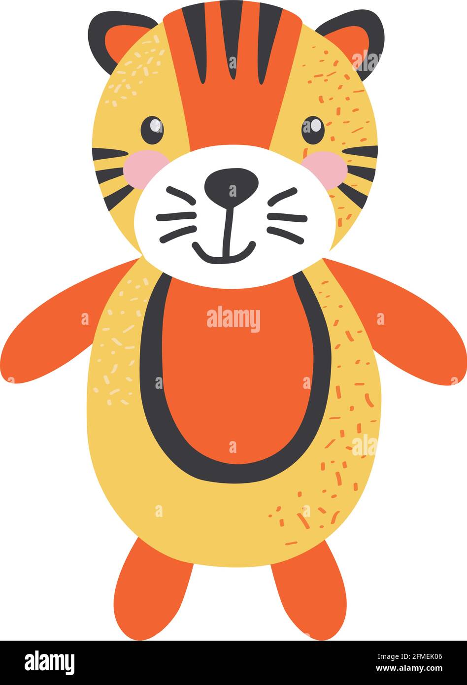 cute little tiger comic character Stock Vector Image & Art - Alamy