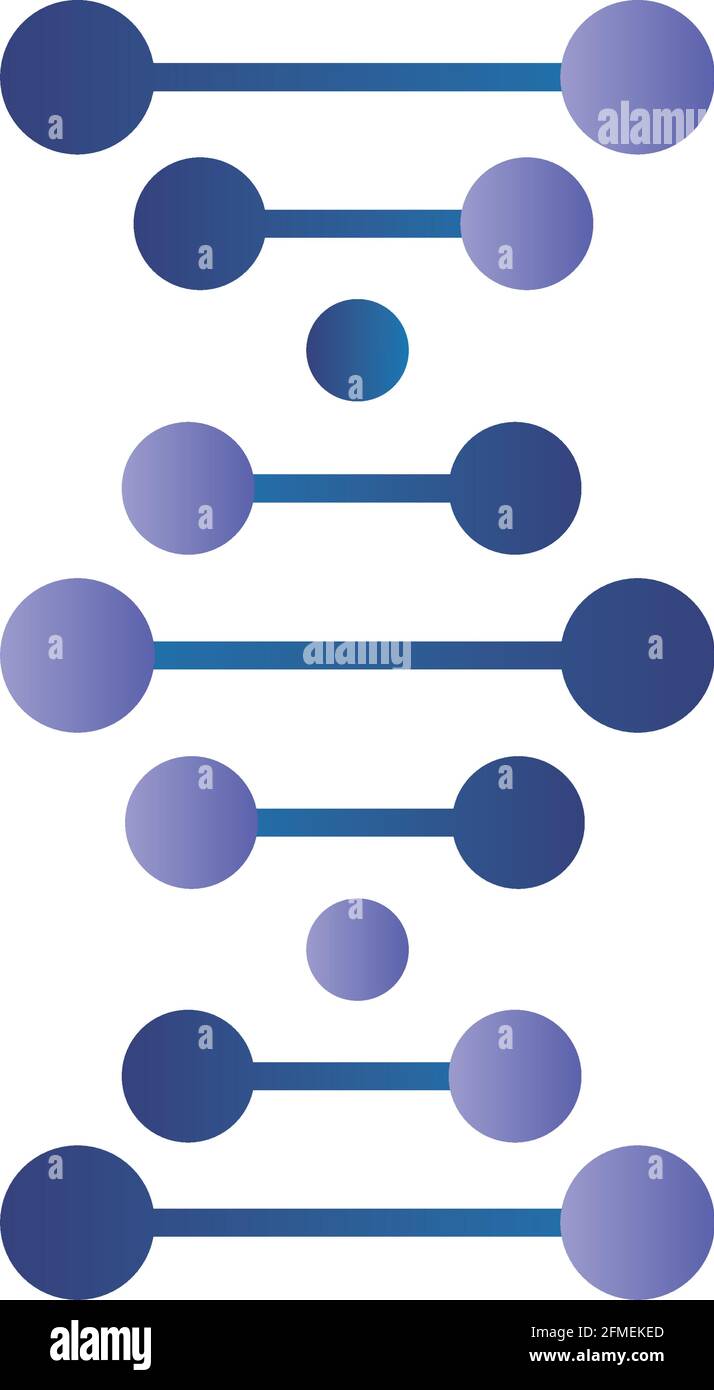 blue and purple dna molecule Stock Vector Image & Art - Alamy