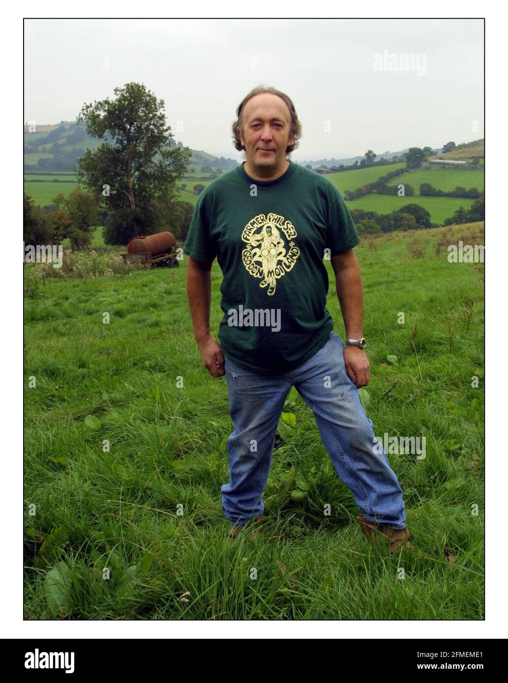 Farmer Phil Harding of Near Gatten Farm in Ratlinghope, Shropshire.pic ...