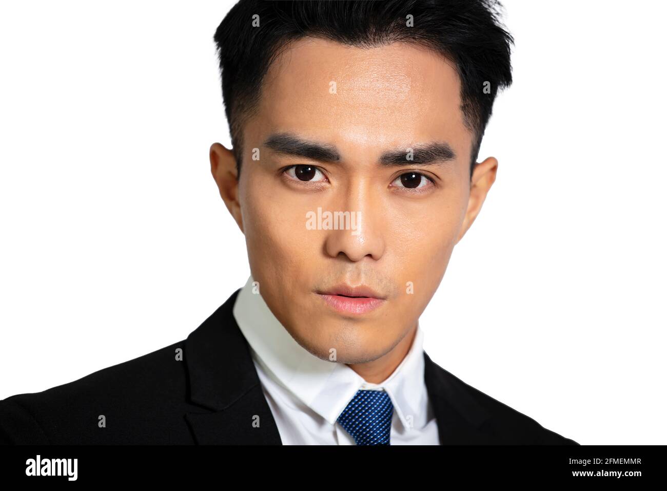 Closeup handsome young man face Stock Photo - Alamy