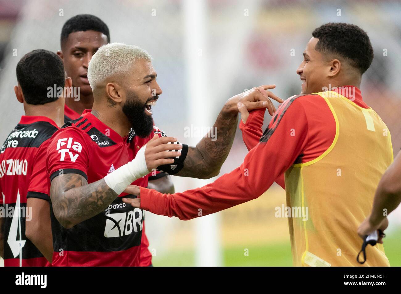 Rio De Janeiro, Brazil. 08th May, 2021. final of the Carioca ...