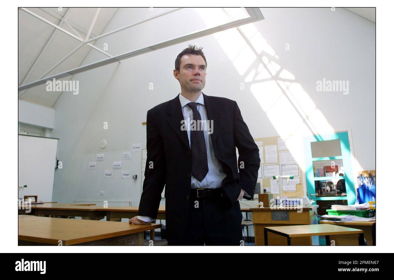 Gareth Moores....Teacher at Vyne Community School in Basingstoke.pic ...