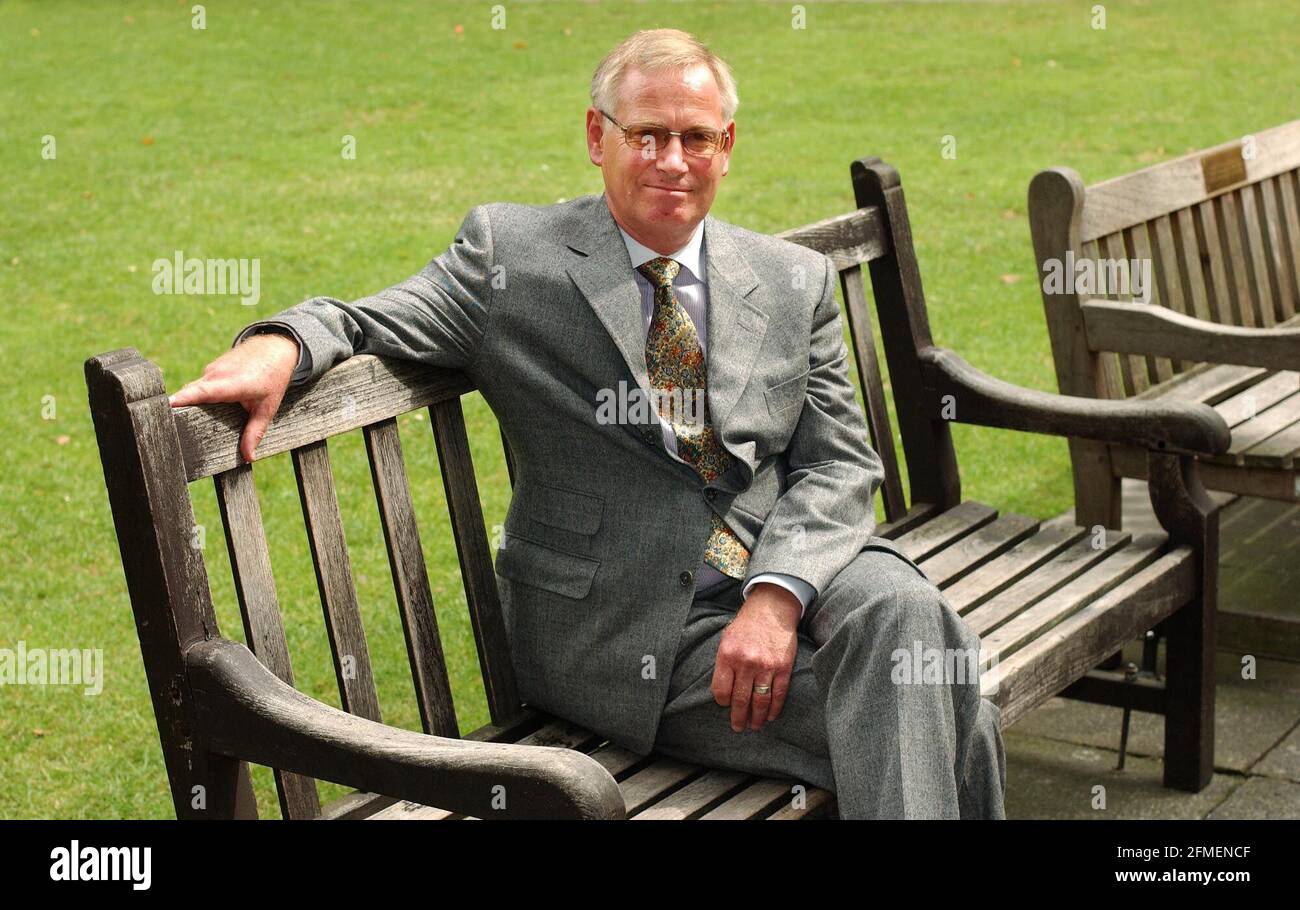 Sir Quentin Thomas CB, new President of the BBFC.1 August 2002 photo ...
