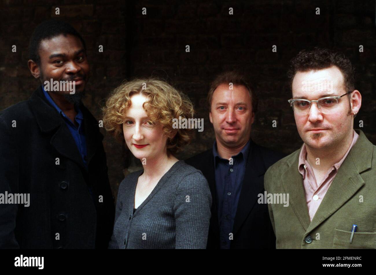 Four of the winners of the 1998 Hamlyn Art Prize 1998Left to right ...