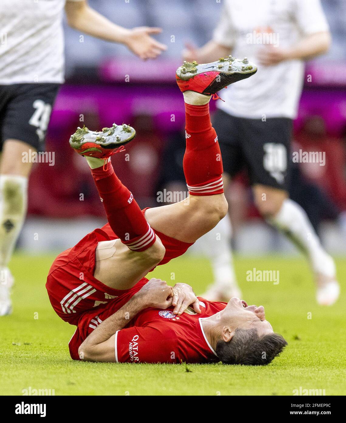 Robert Lewandowski (Muenchen) Bayern München - Borussia Mönchengladbach ...