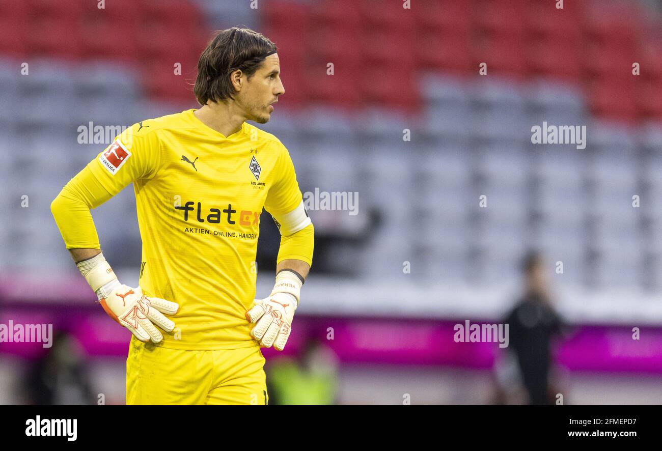 Torwart Yann Sommer (BMG) Bayern München - Borussia Mönchengladbach 08. ...