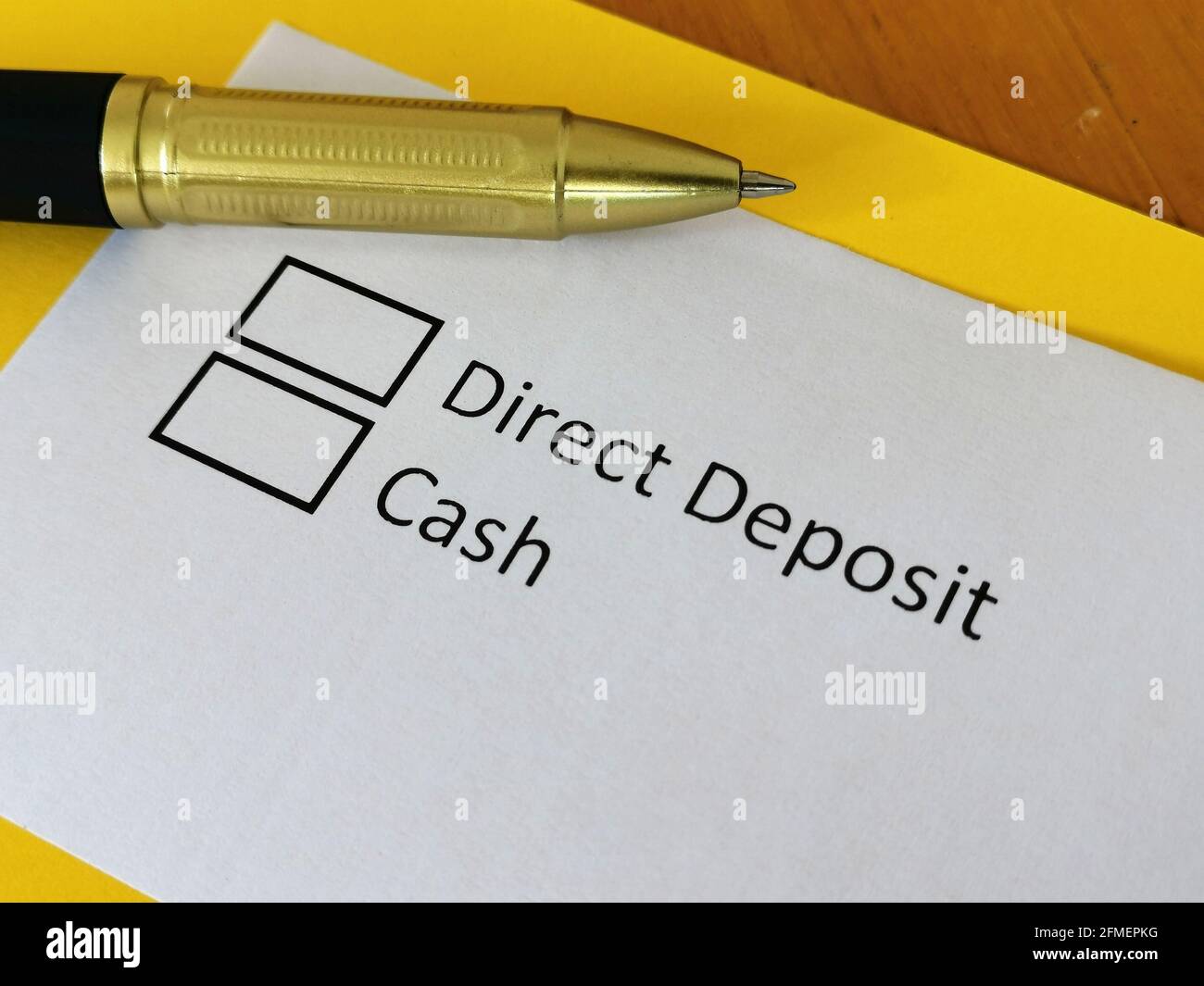 Direct cash hi-res stock photography and images - Alamy
