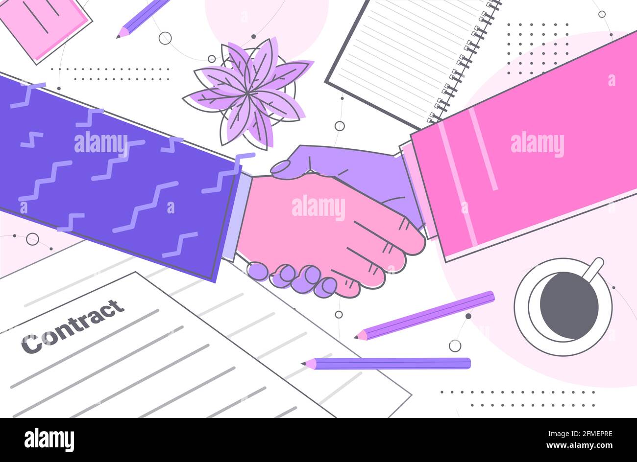 businesspeople shaking hands business partners handshake partnership ...