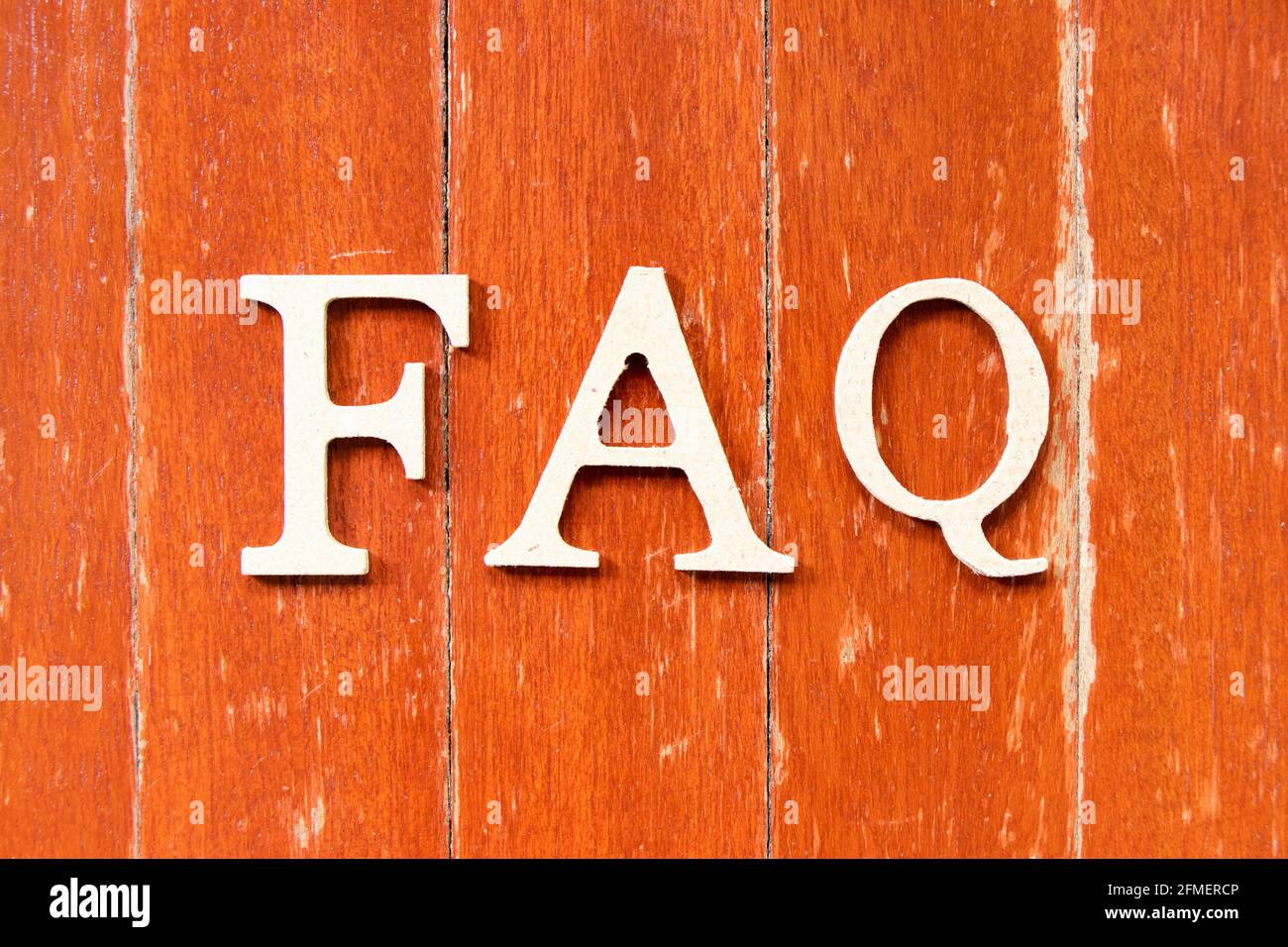 Alphabet letter in word FAQ (Abbreviation of Frequently Asked Questions ...