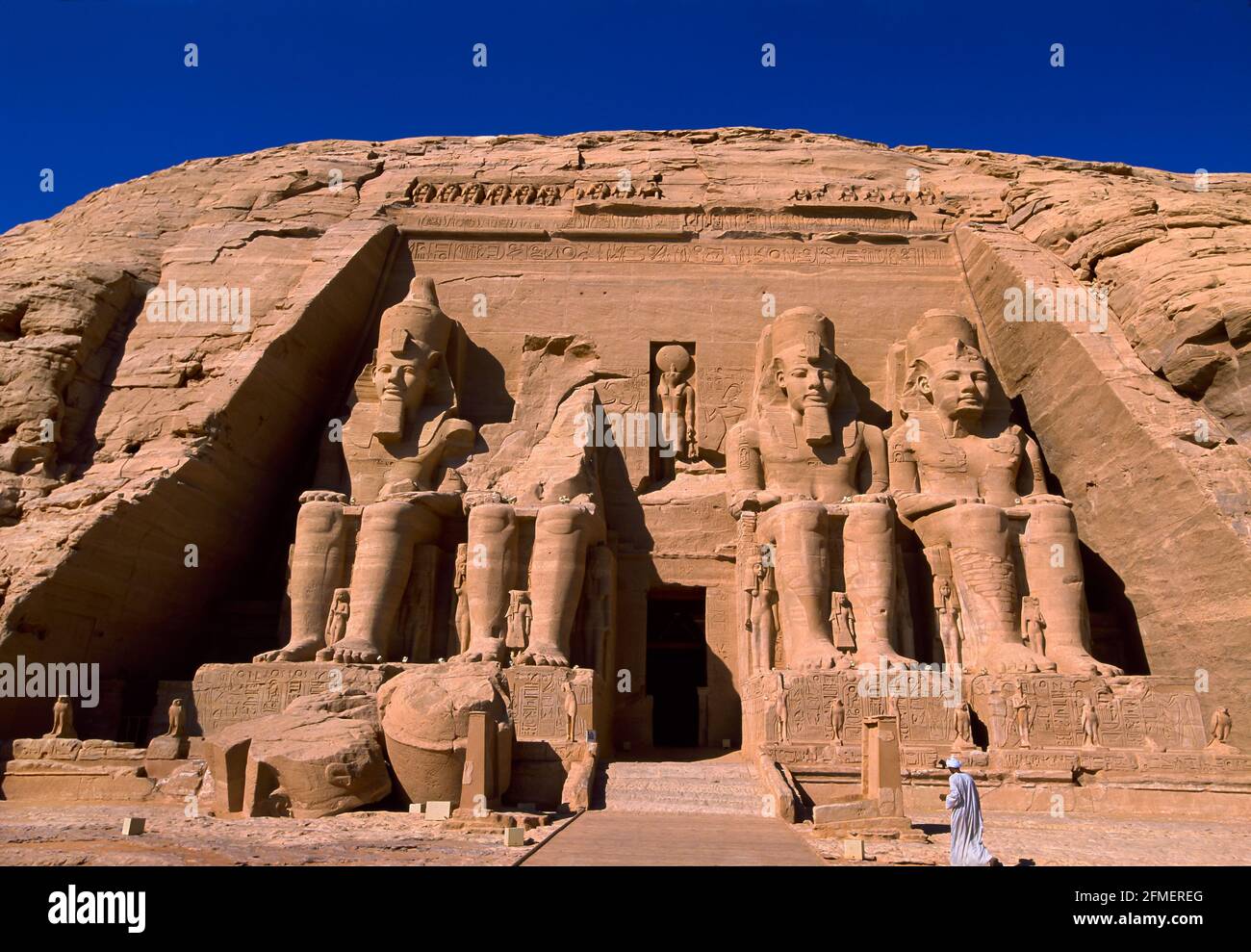 The Great Temple at Abu Simbel, which took about twenty years to build ...