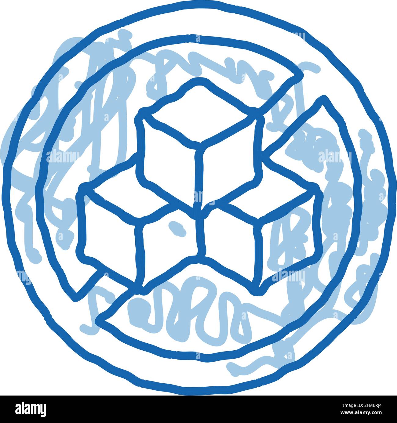 Allergen Free Sign Sugar Doodle Icon Hand Drawn Illustration Stock Vector Image And Art Alamy
