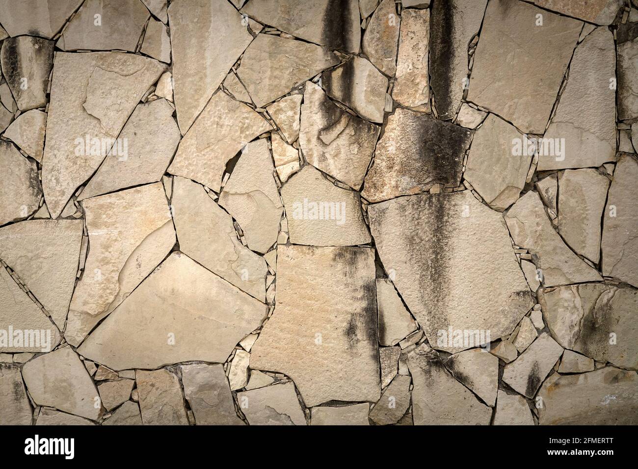 Background of gray stone wall made with blocks . Pattern of slate wall ...