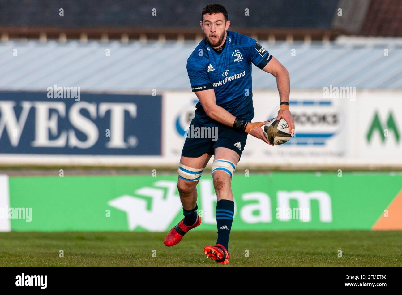 Josh MURPHY of Leinster runs with the ball during the Guinness PRO14 ...