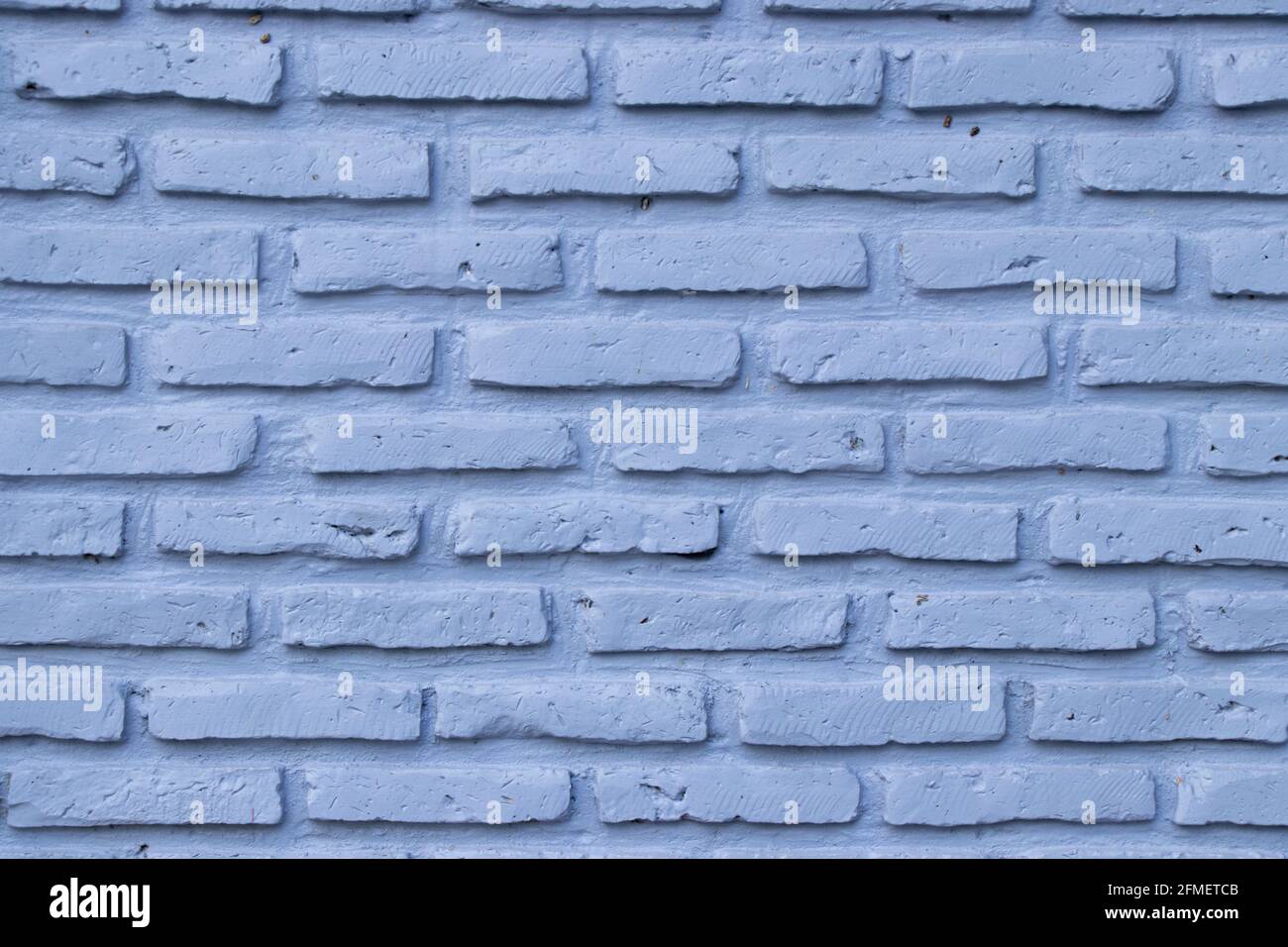 Blue color brick wall texture background Stock Photo - Alamy