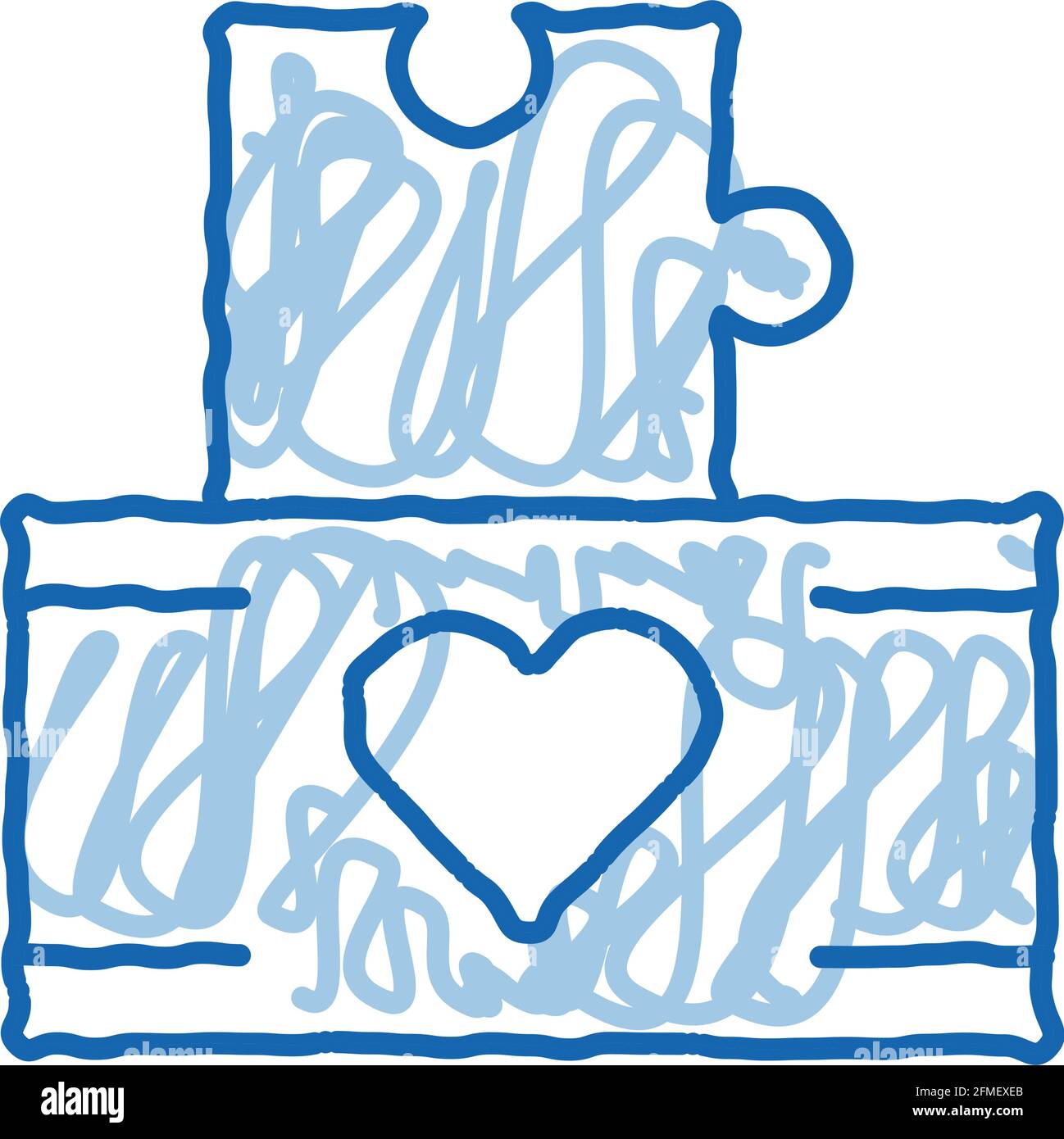 Volunteers Support Game Box doodle icon hand drawn illustration Stock ...