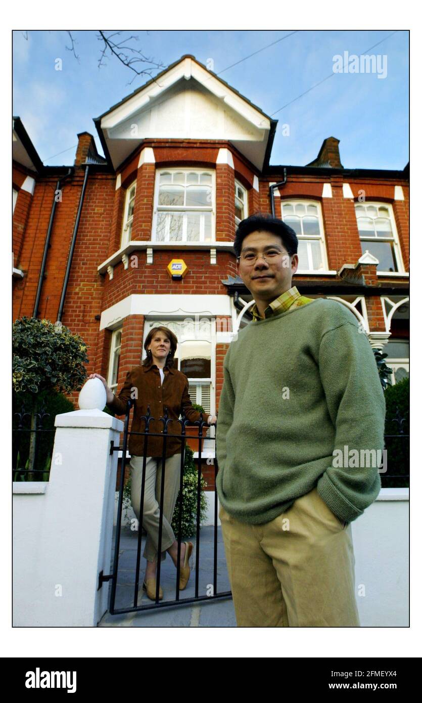 The home in Southfields, South West London of Liz and Francis Neo.pic ...