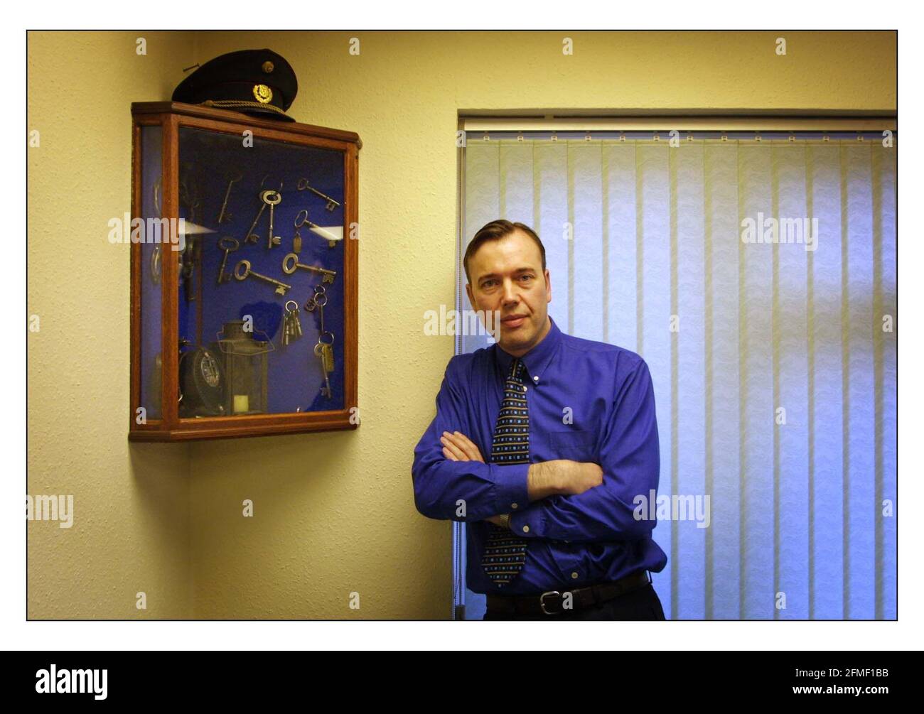 New chairman of Prison Officers Ass. Mr. Andy Darken.pic David Sandison ...