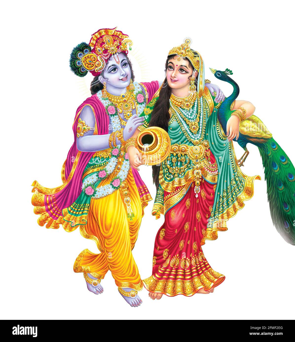 Indian God Radhakrishna, Indian Lord Krishna, Indian Mythological Image ...