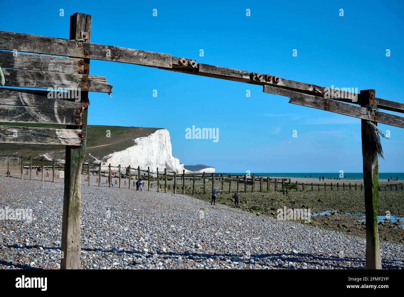 Cuckmere and the Seven Sisters cliffs Stock Photo - Alamy