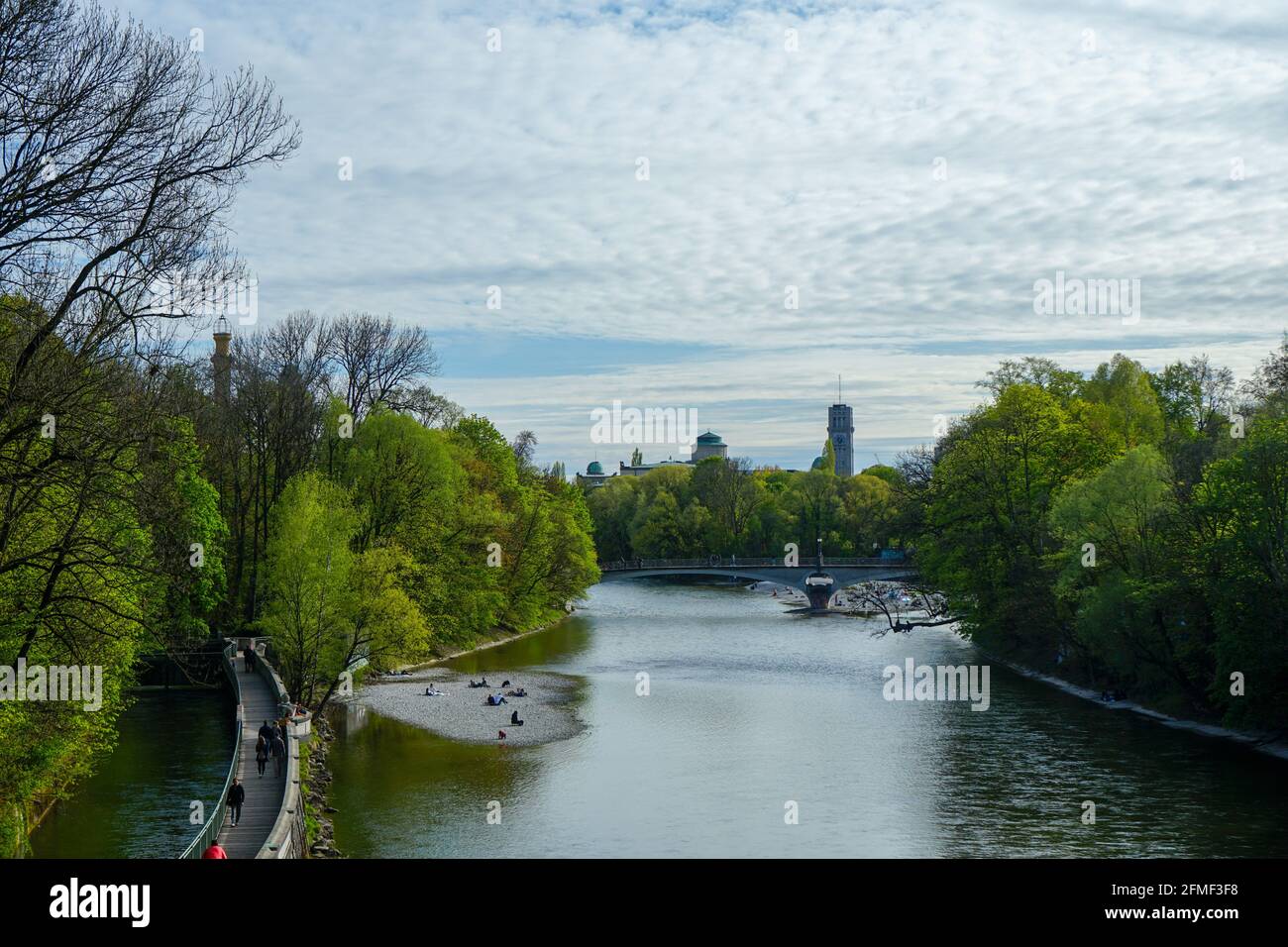 Munich swimming isar hi-res stock photography and images - Alamy