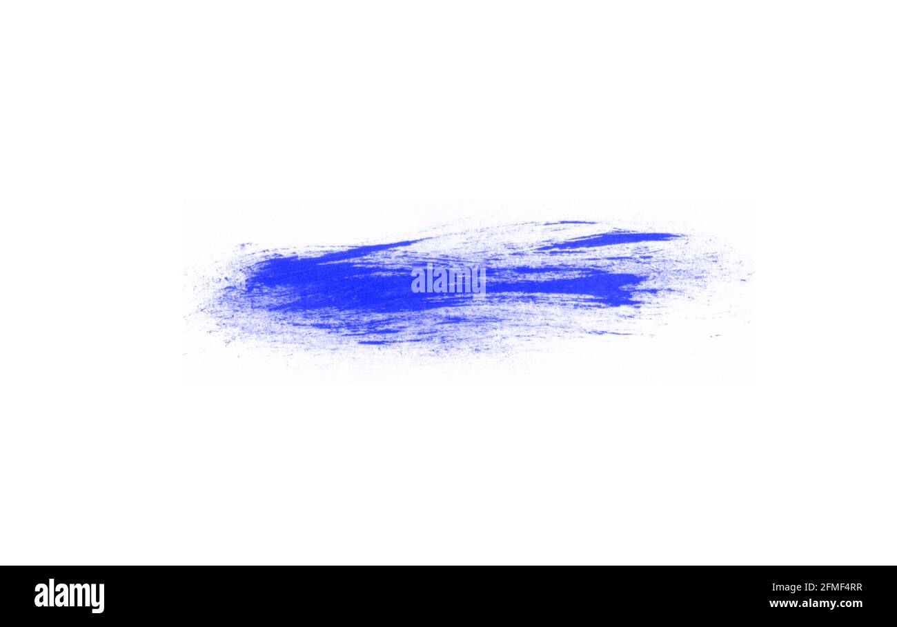 Beautiful paint isolated line brush for art design. Blue watercolor ...