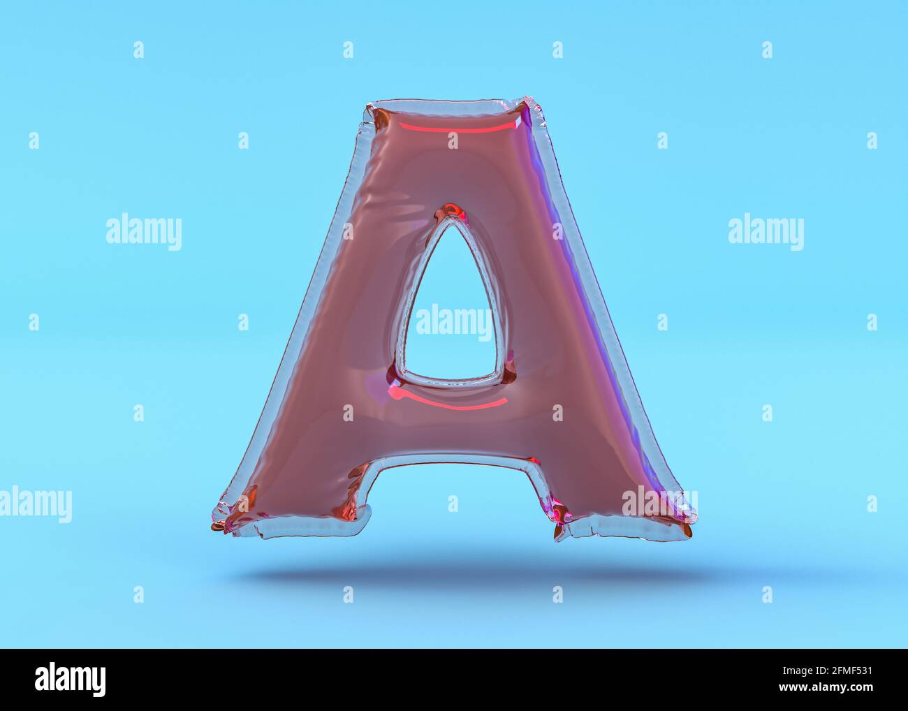Capital letter A. Uppercase. Transparent balloon font part of full set ...