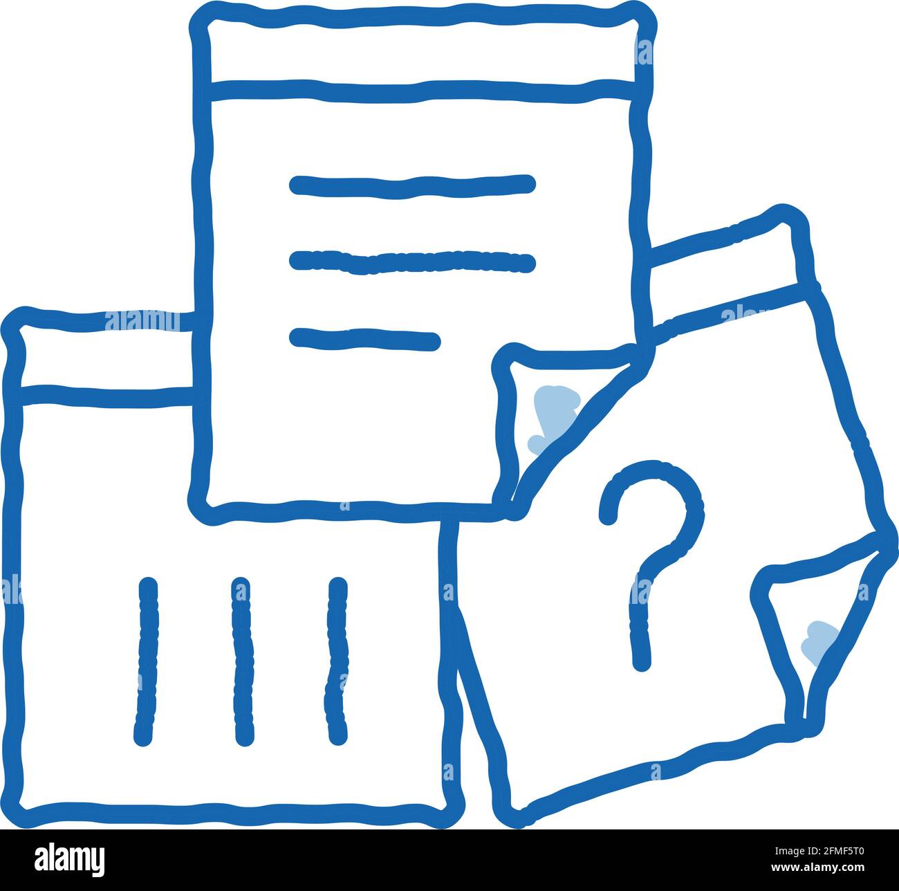 Paper Question And Exclamatory Sign Agile Vector Stock Vector Image ...