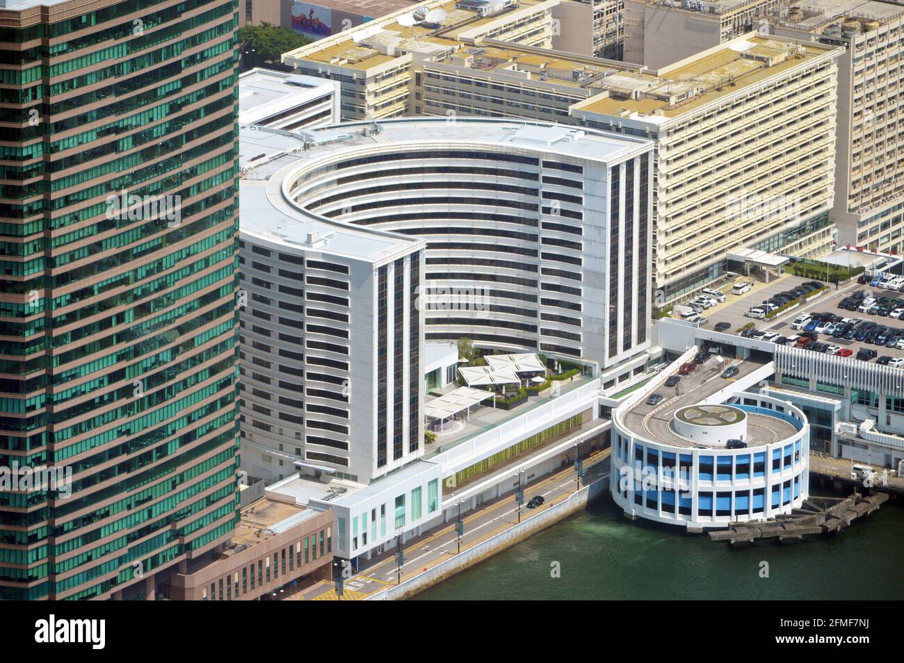 Ocean Centre (海洋中心), an office building at Harbour City shopping centre ...