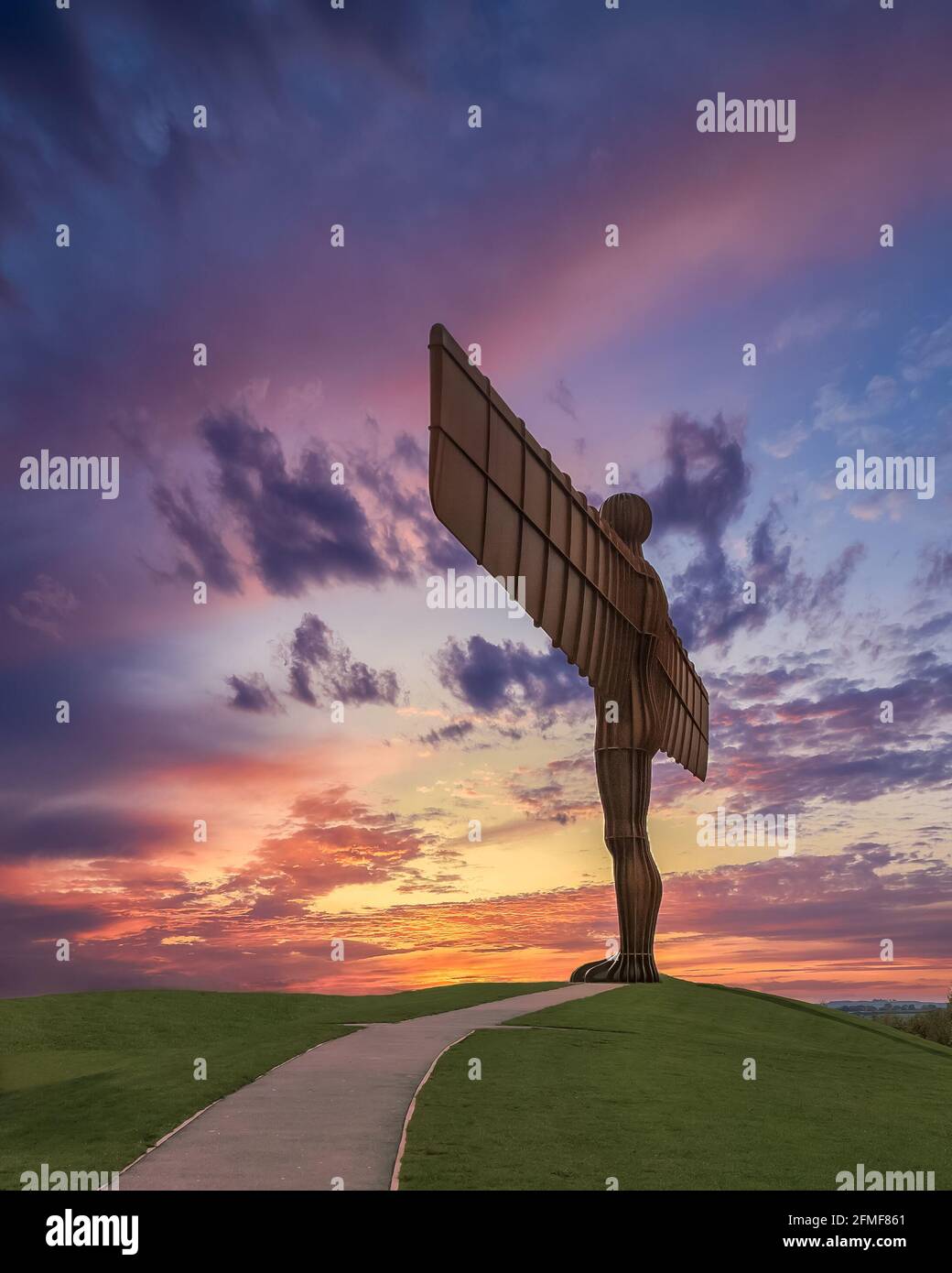 Angle of The North Stock Photo - Alamy