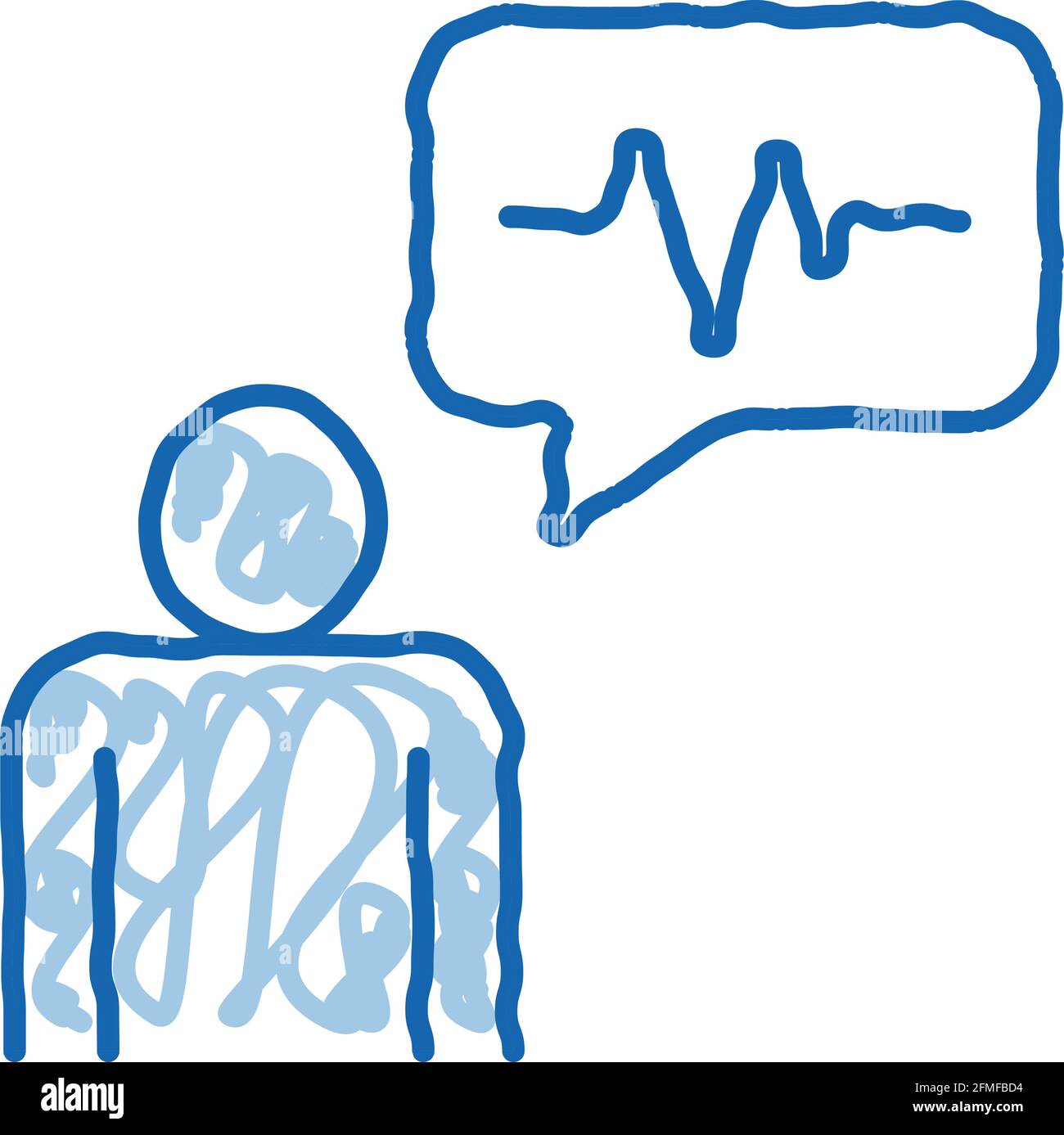 Speaker Voice Control doodle icon hand drawn illustration Stock Vector ...