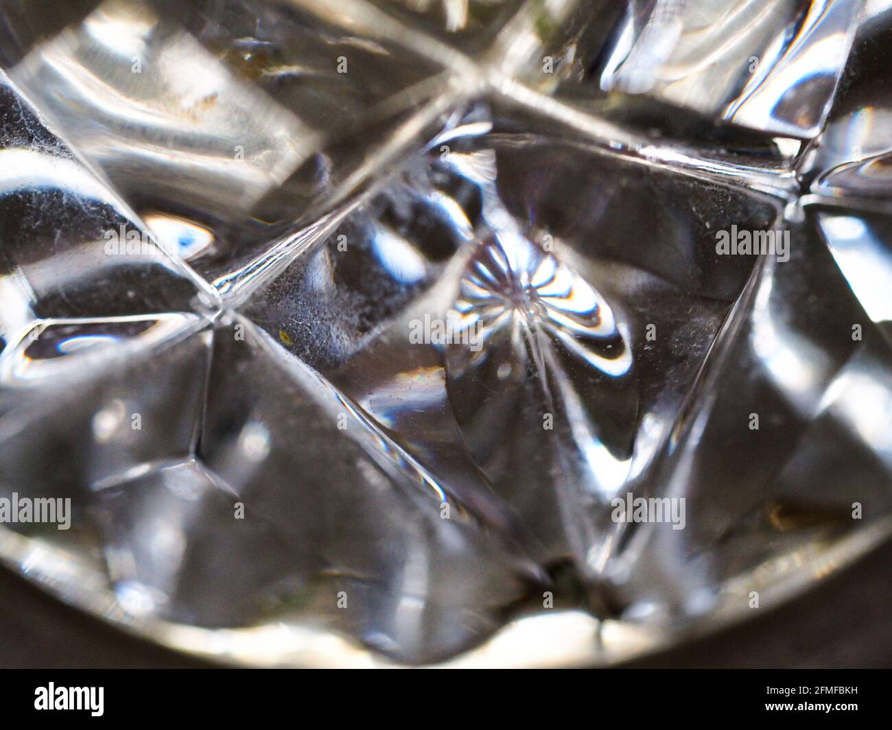 Shiny crystal vase closeup Stock Photo - Alamy