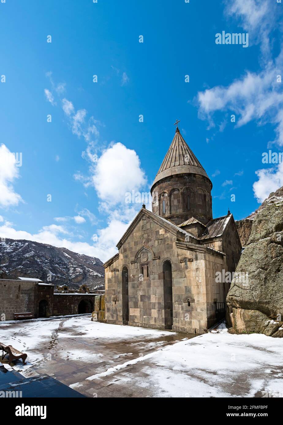 The monastery of Geghard, UNESCO - Armenian medieval architecture, the ...