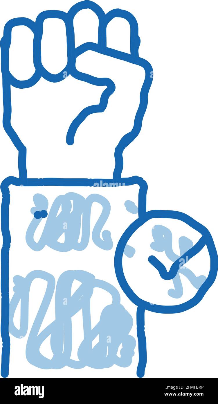 Cast Vote doodle icon hand drawn illustration Stock Vector Image & Art ...