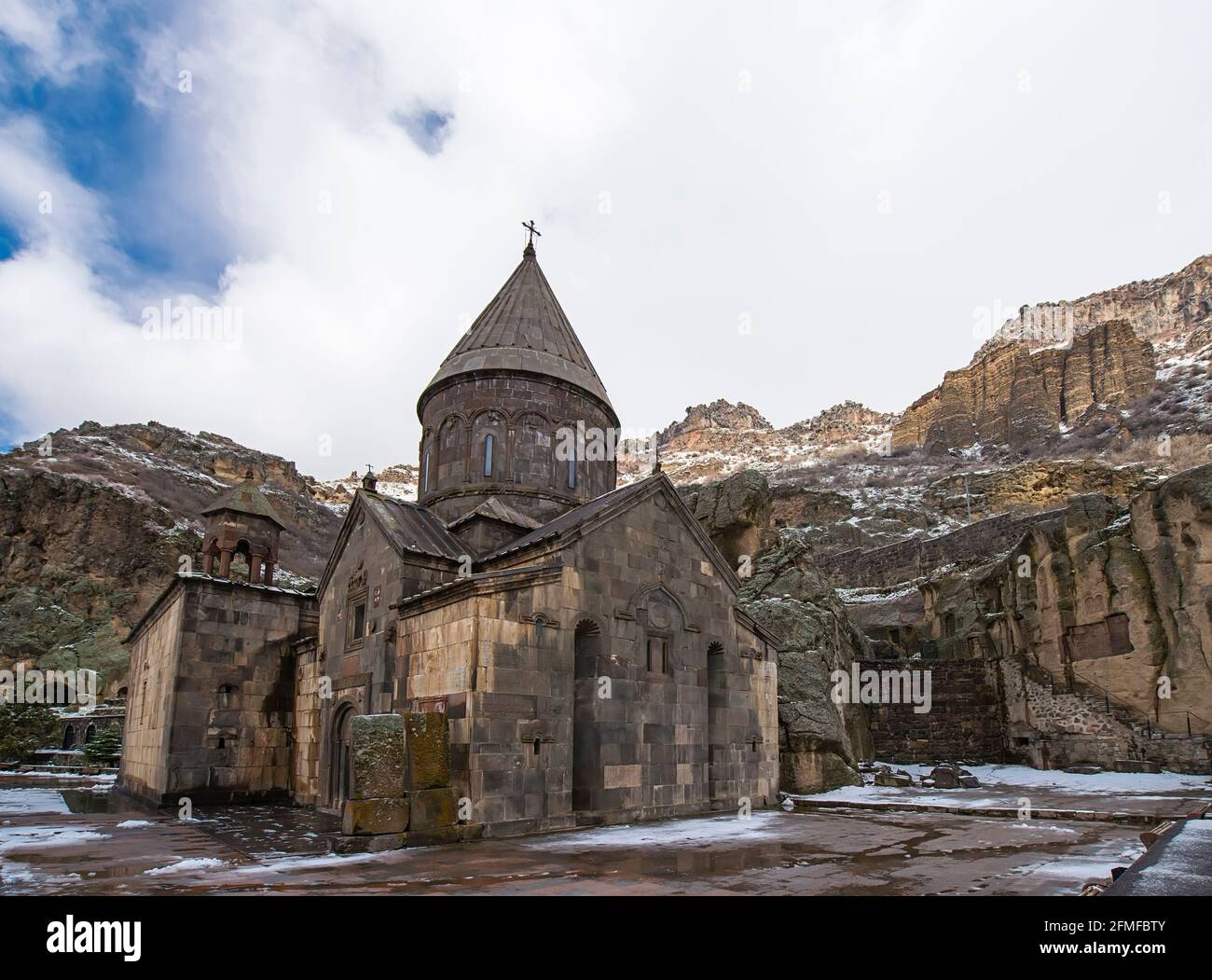 The monastery of Geghard, UNESCO - Armenian medieval architecture, the ...