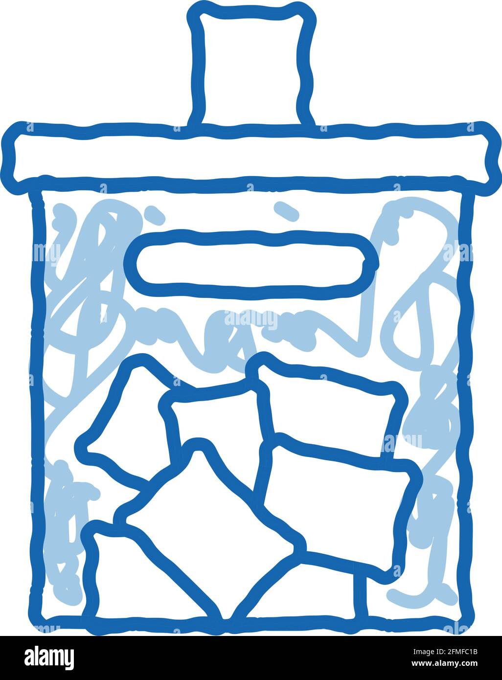 Ballot Box doodle icon hand drawn illustration Stock Vector Image & Art ...