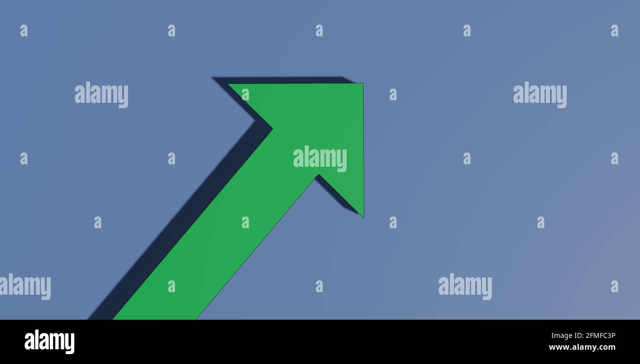 arrow pointing up success or growth concept career forward background ...