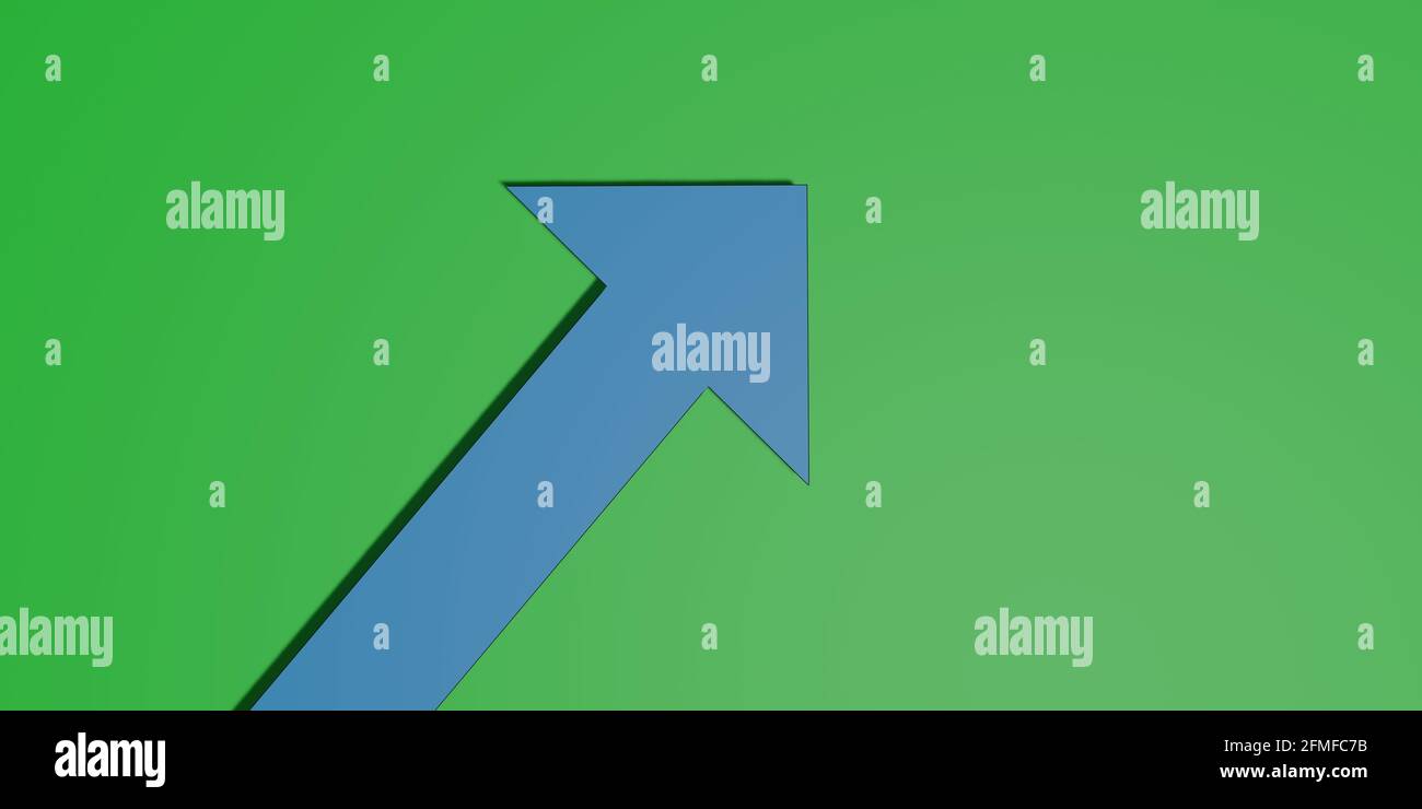 arrow pointing up success or growth concept career forward background ...