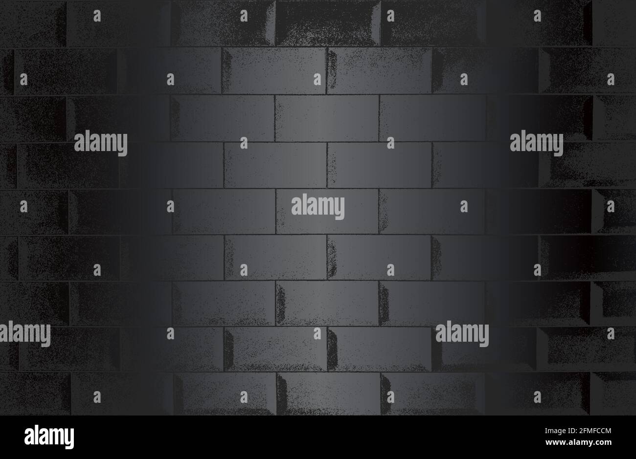 Luxury black metal gradient background with distressed brick wall ...
