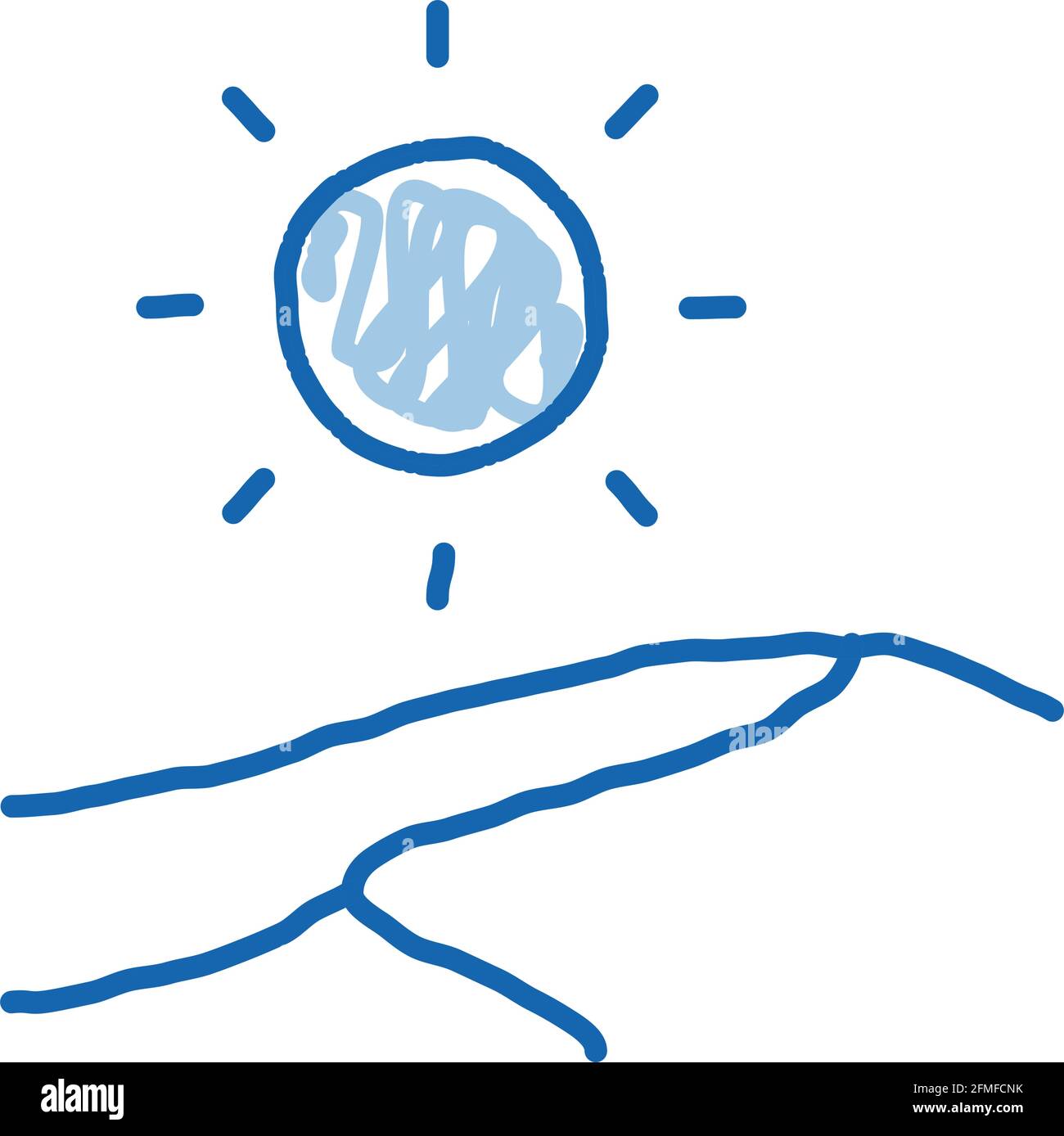 Desert doodle icon hand drawn illustration Stock Vector Image & Art - Alamy