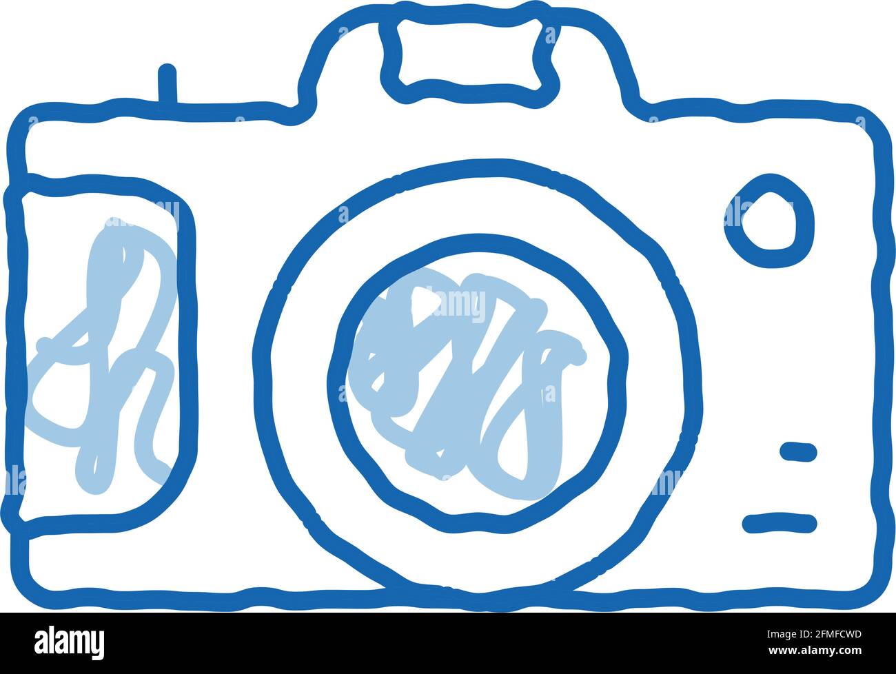 Camera doodle icon hand drawn illustration Stock Vector Image & Art - Alamy